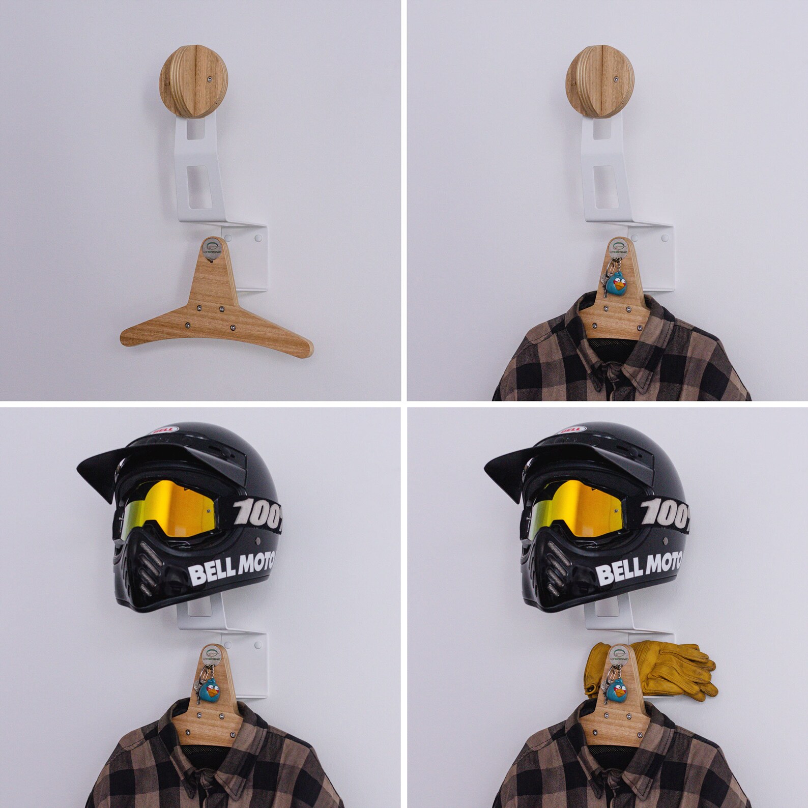 Helmet Stand Holder Hanger Motorcycle Gear Rack Hanger | Etsy