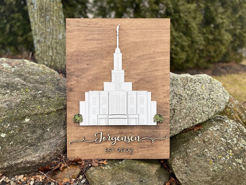LDS Temple Art Mormon Temple Wedding Sign Families Are - Etsy