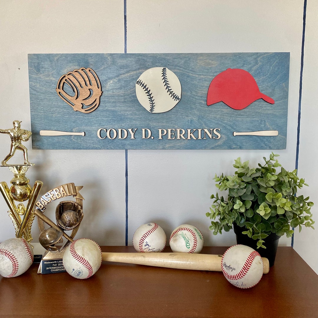 Custom Boys Room Sign Kids Sports Decor Sports Wooden Sign Personalized ...