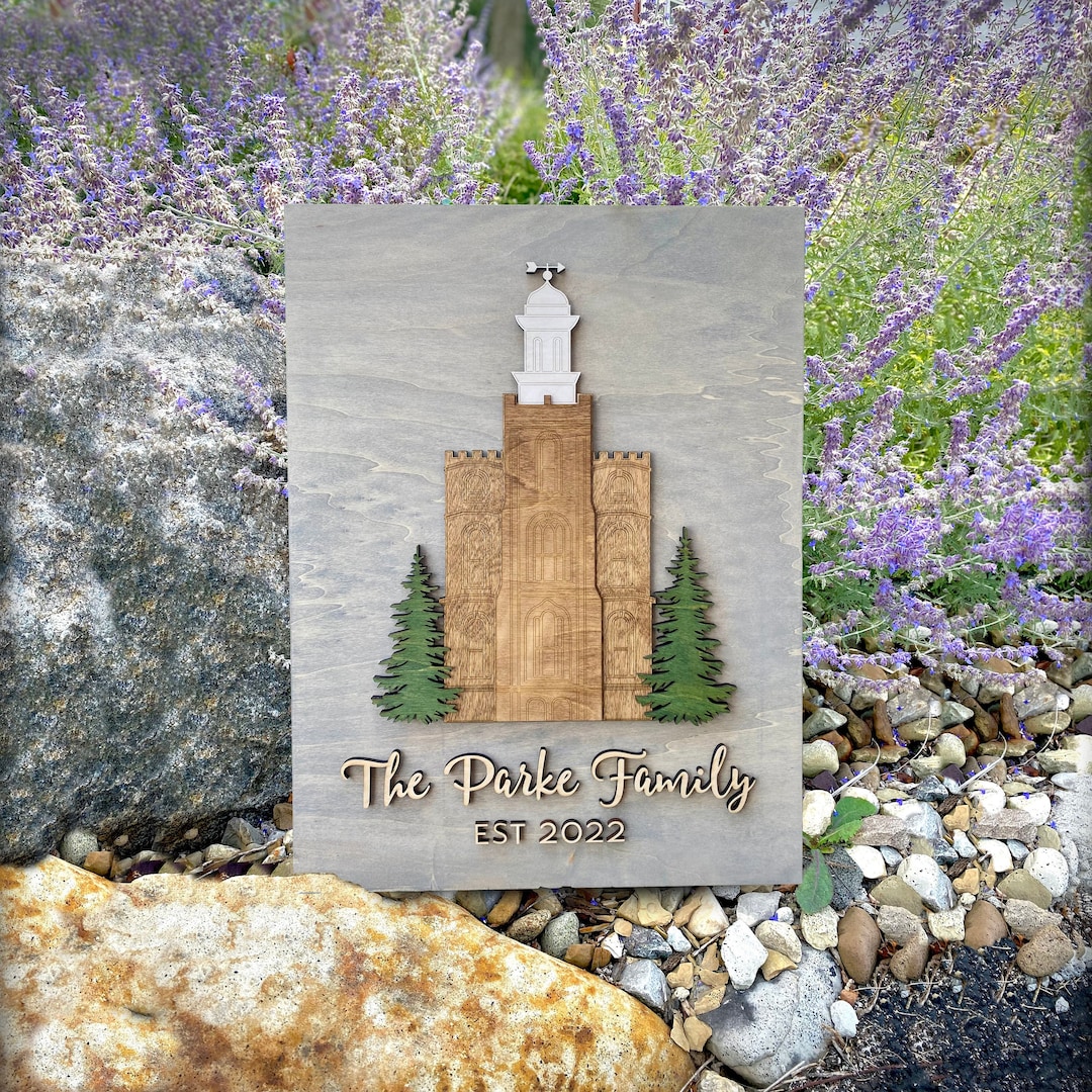 LDS Temple Art, Mormon Temple Wedding Sign, Families Are Forever ...