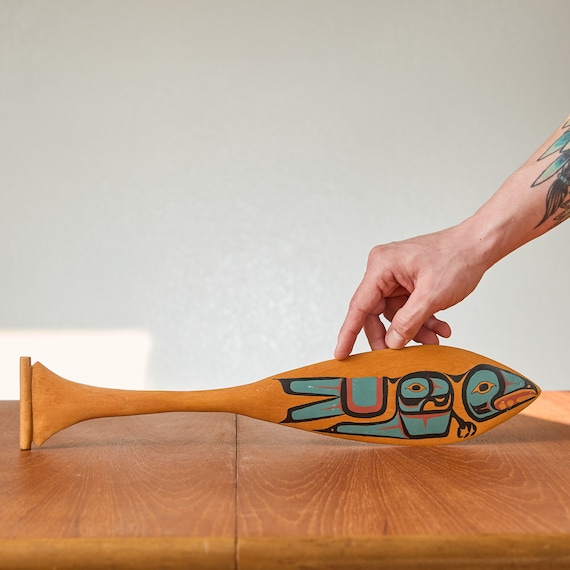 Inuit Native American Alaskan Wooden Fish Sculpture and - Etsy