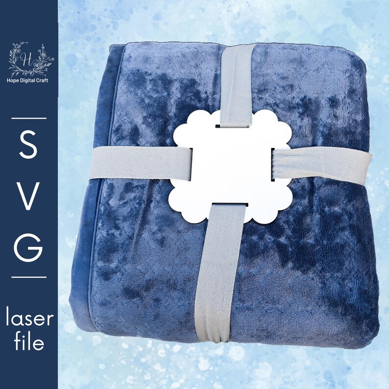 Blank Blanket Gift Tag SVG BUNDLE – 5 Shapes With 2 or 4 Ribbon Holes ...