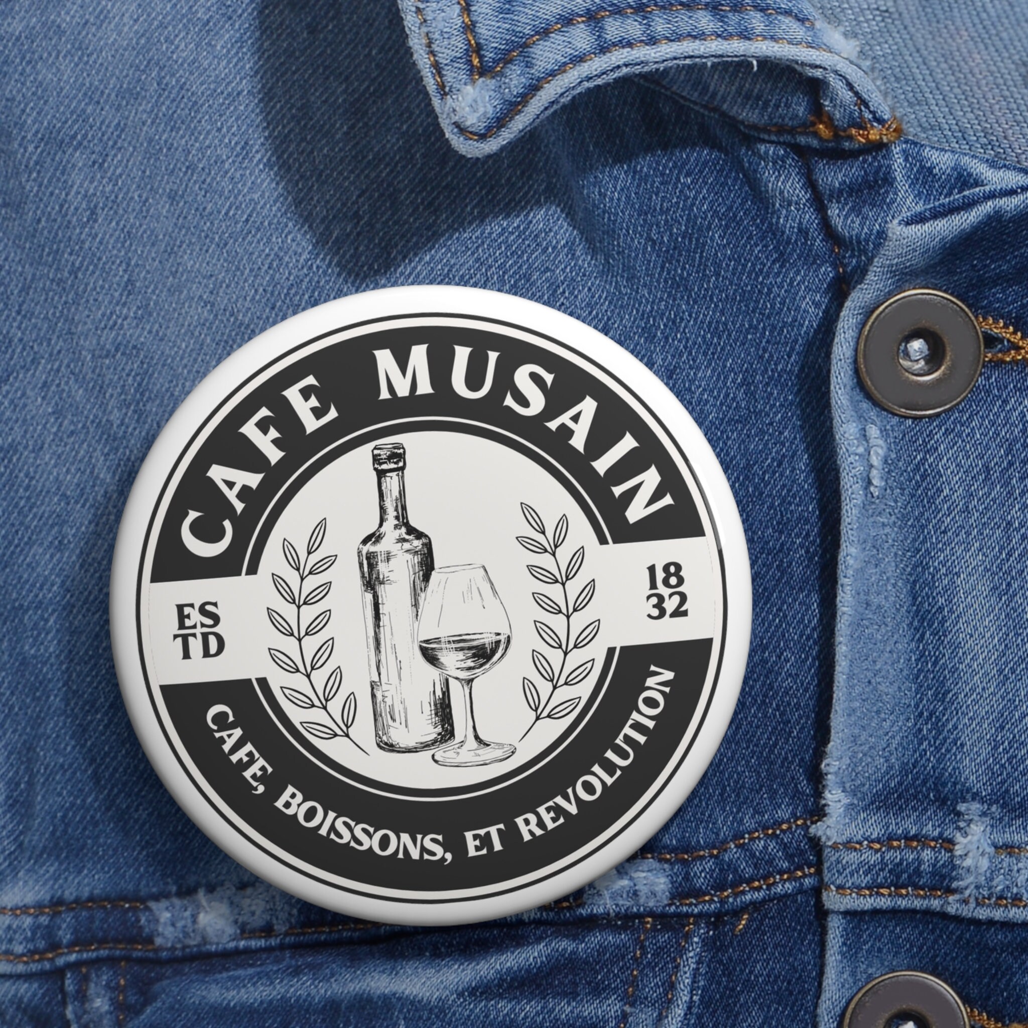 Cafe Musain les Miserables Pin Buttons - Etsy