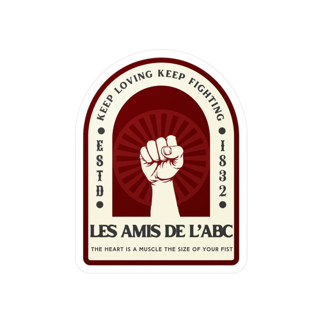 Les Amis De L'abc Vinyl Decal / Sticker Les Miserables V1 - Etsy