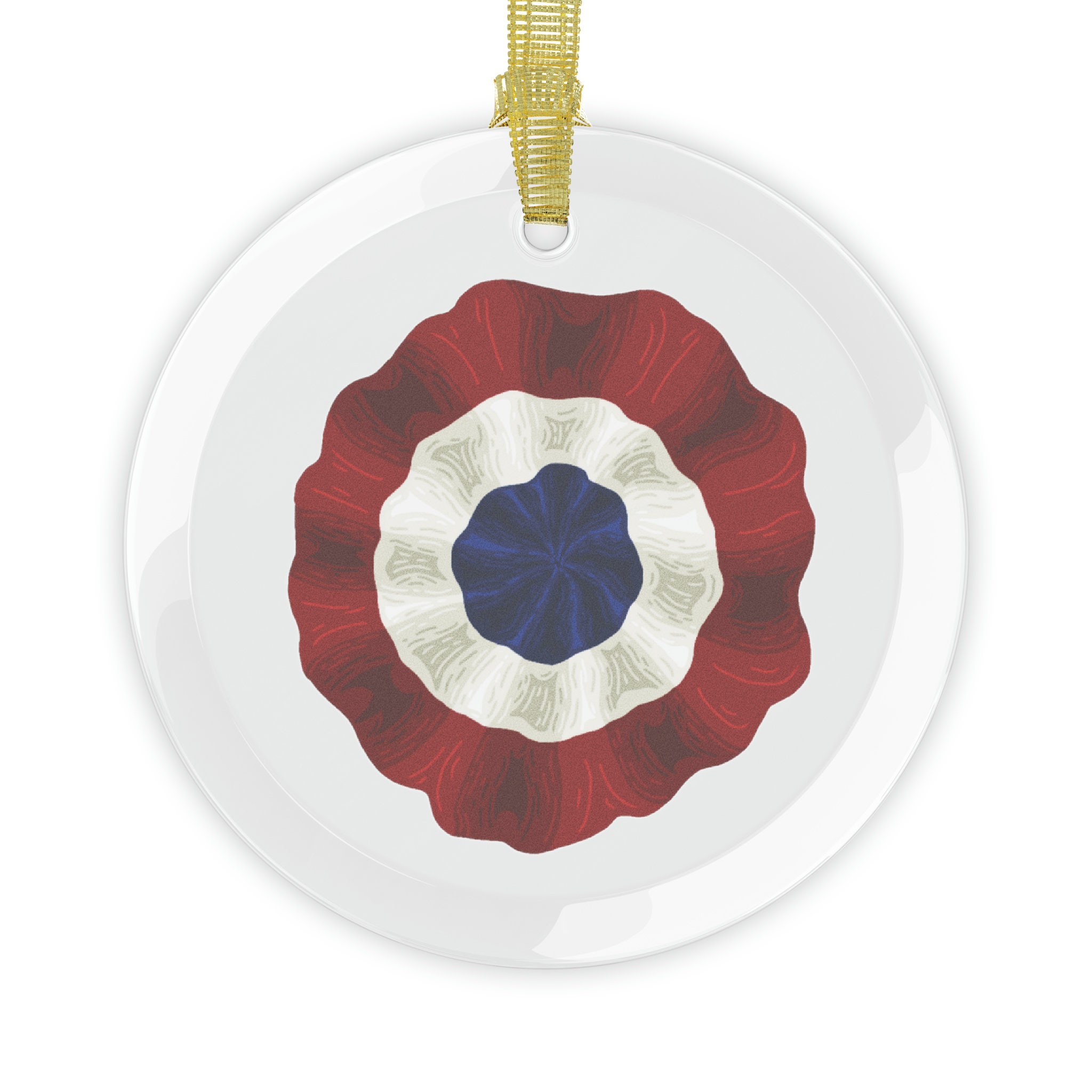 French Cockade Glass Ornament french Revolution / Les Miserables - Etsy