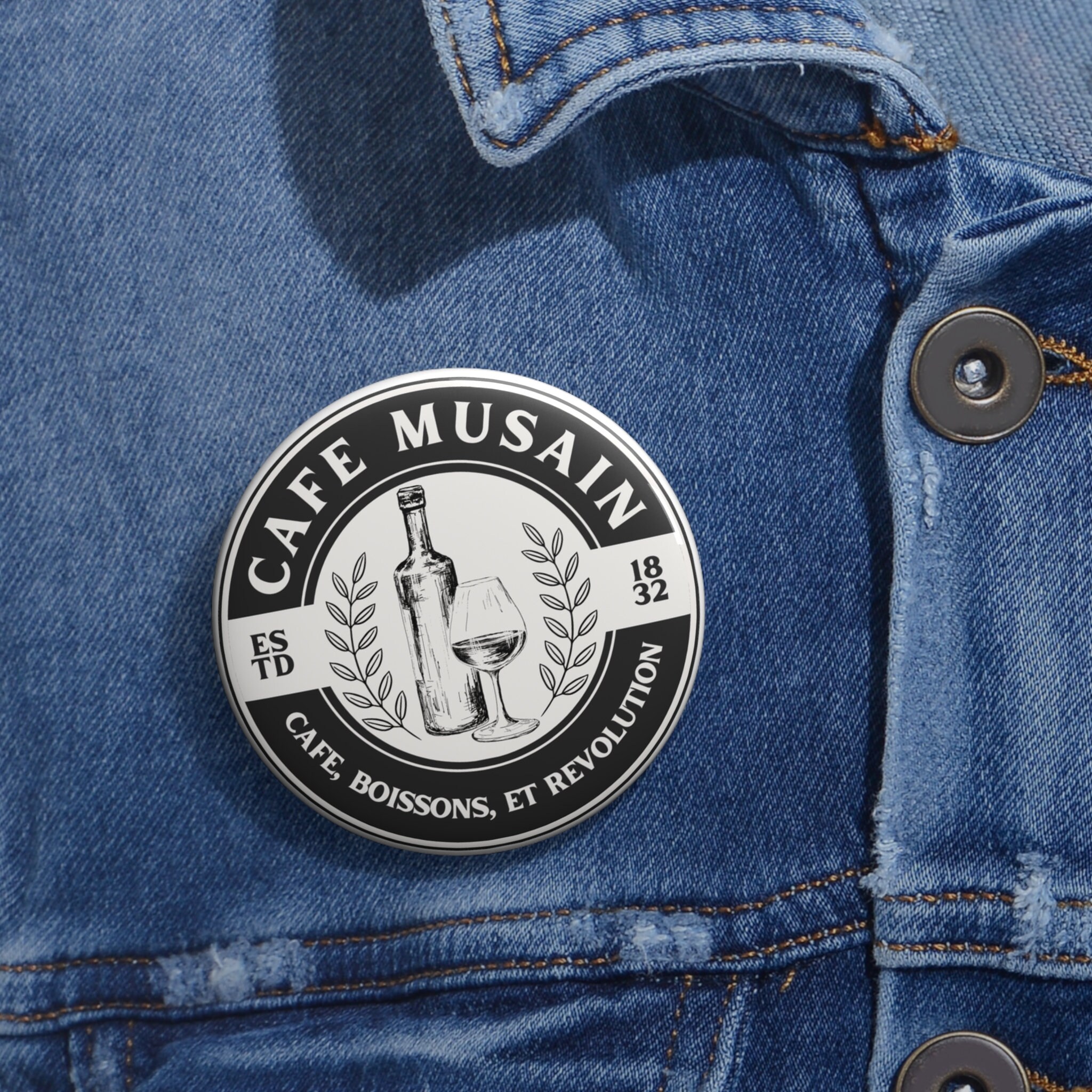 Cafe Musain les Miserables Pin Buttons - Etsy