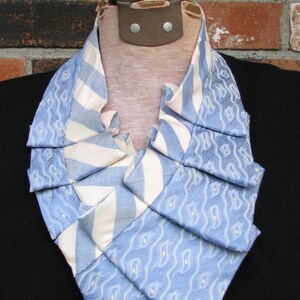 Necktie Necklace Ruffled Necktie Repurposed Necktie OOAK - Etsy