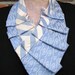 Necktie Necklace - Ruffled Necktie - Repurposed Necktie - OOAK ...