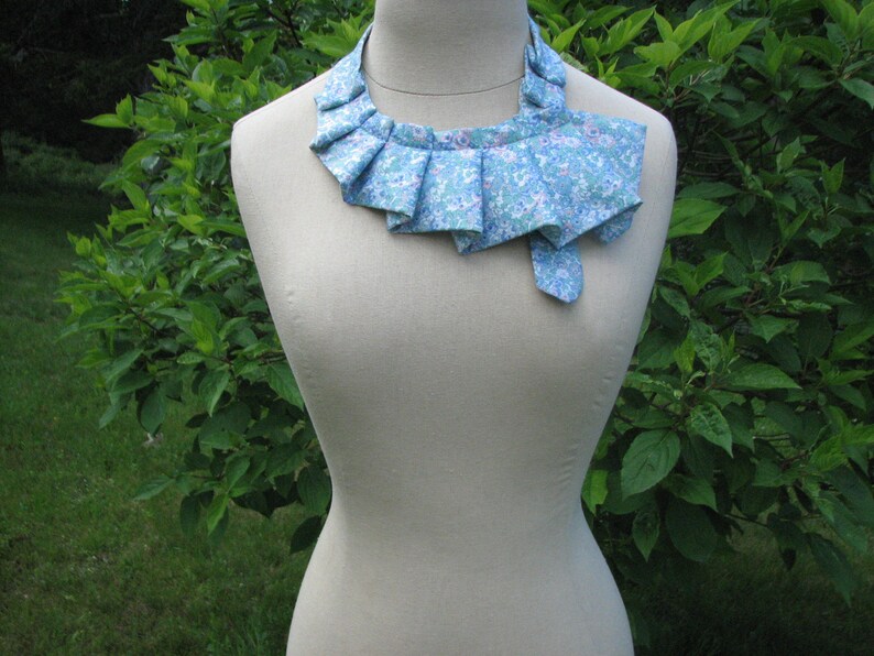 Pleated Ascot - Ruffled Neck Scarf - Necktie Accessory - Etsy