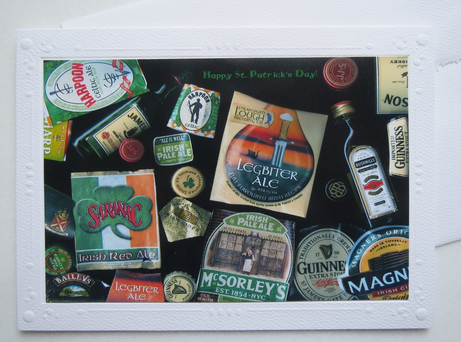 Irish Beer and Whiskey Card, Slainte Card, Irish Toast Card, Irish ...