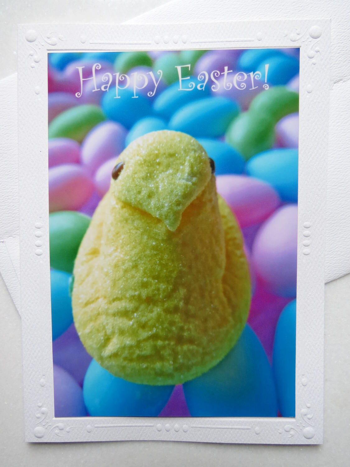 Peeps Card, Easter Peeps Card, Happy Easter Card, Easter Chick Card ...