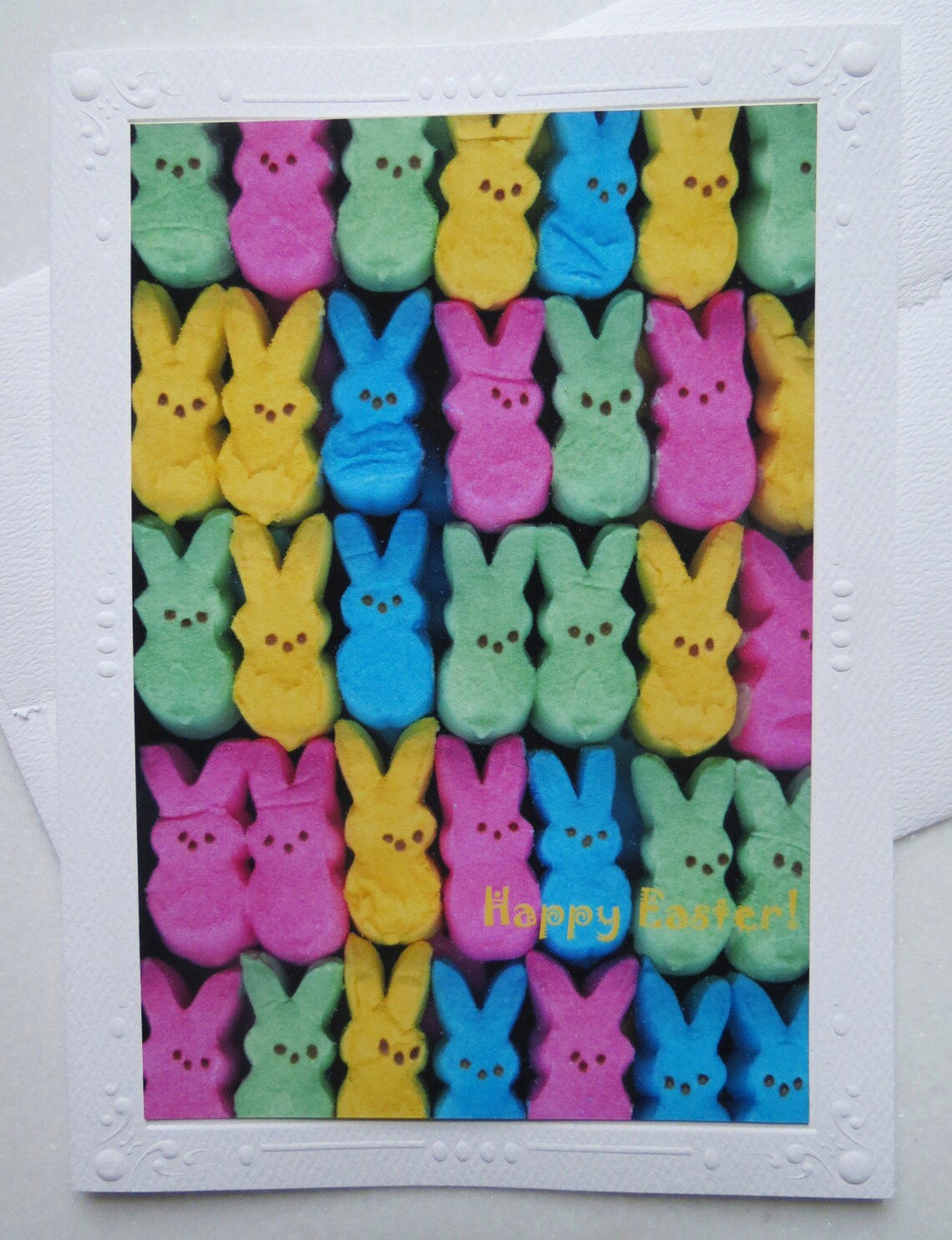Peeps Card, Peeps Bunny Card, Easter Card, Rabbit Card, Easter Candy ...