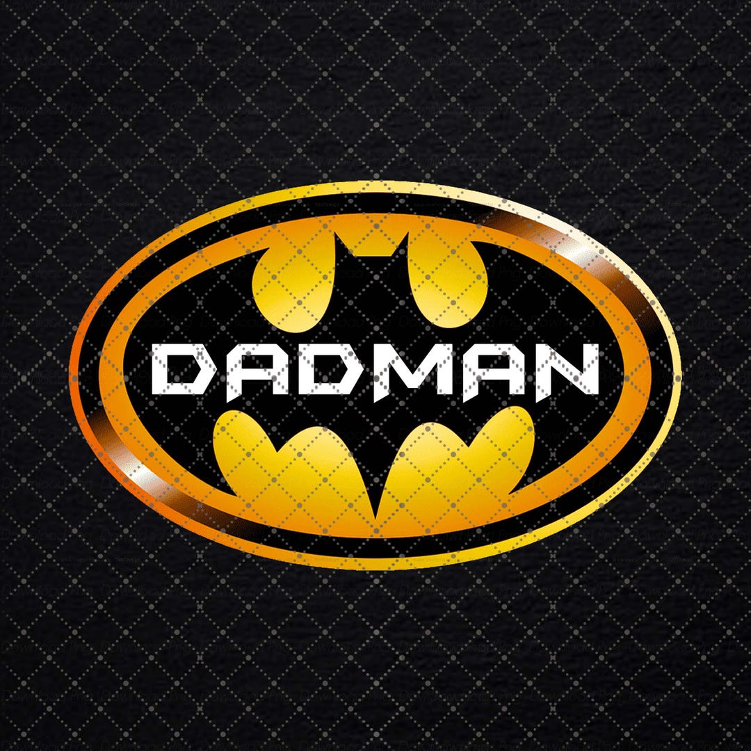 Dadman Batman Hero, Vintage Design, PNG, Father's Day Sublimation ...