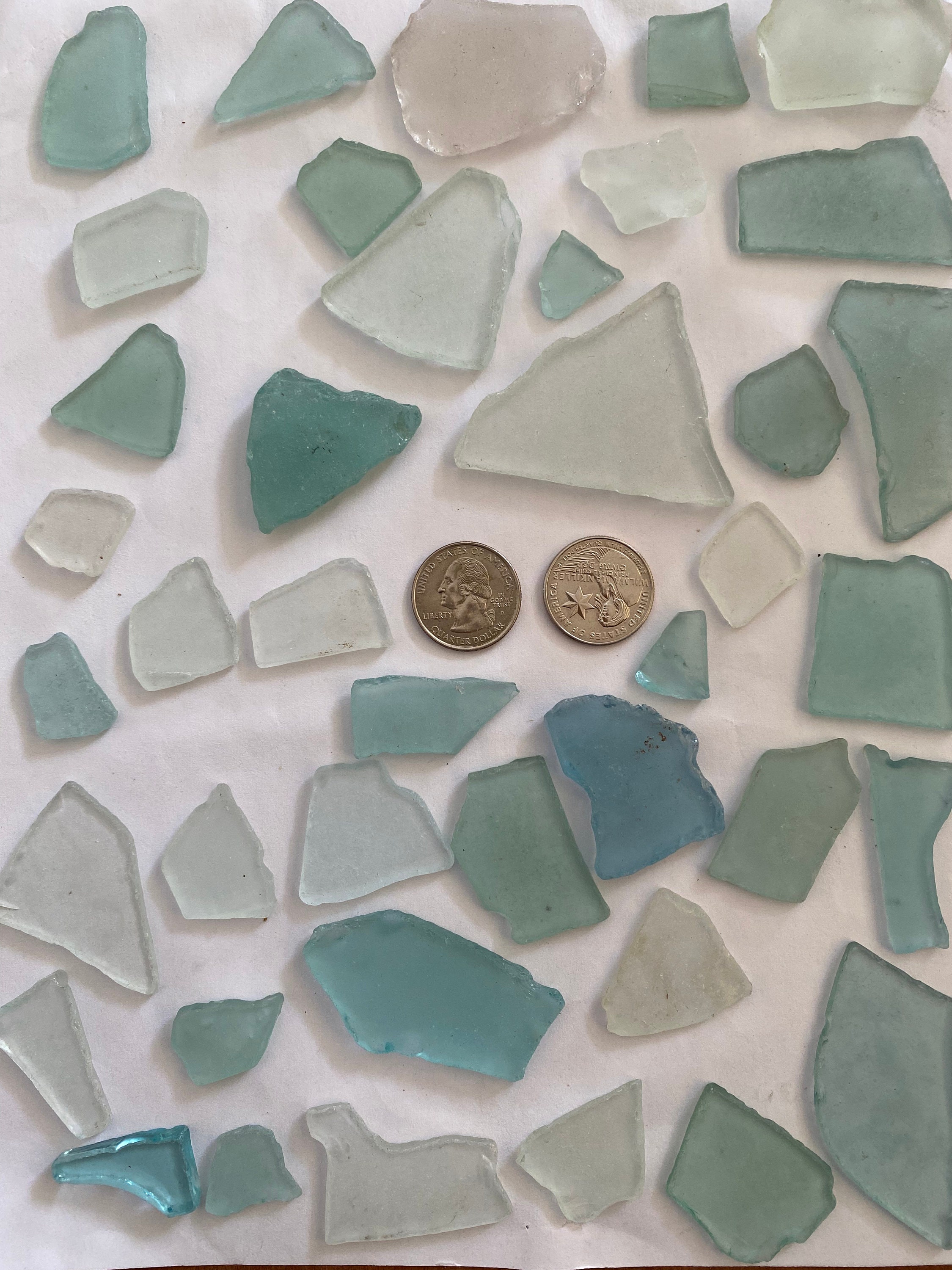 Hawaii Flat Seaglass ... Mosaics.. Stain Glass .. Ceramics - Etsy