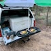 The EZ Hitch Tailgate Table is a Trailer Hitch Supported Table That ...
