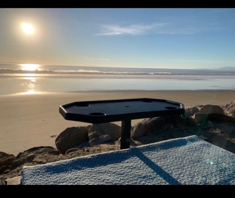 The EZ Hitch Tailgate Table is a Trailer Hitch Supported Table That ...