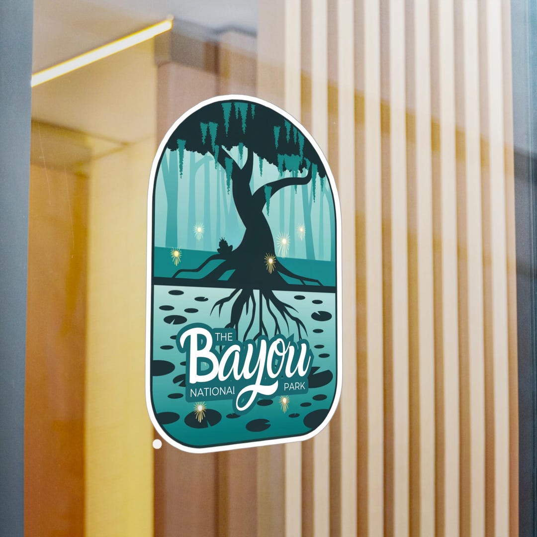 The Bayou National Park Vinyl Decal - Etsy