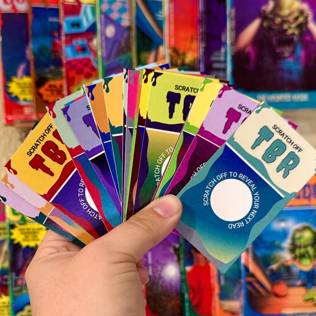 Scratch off Goosebumps TBR Cards - Etsy