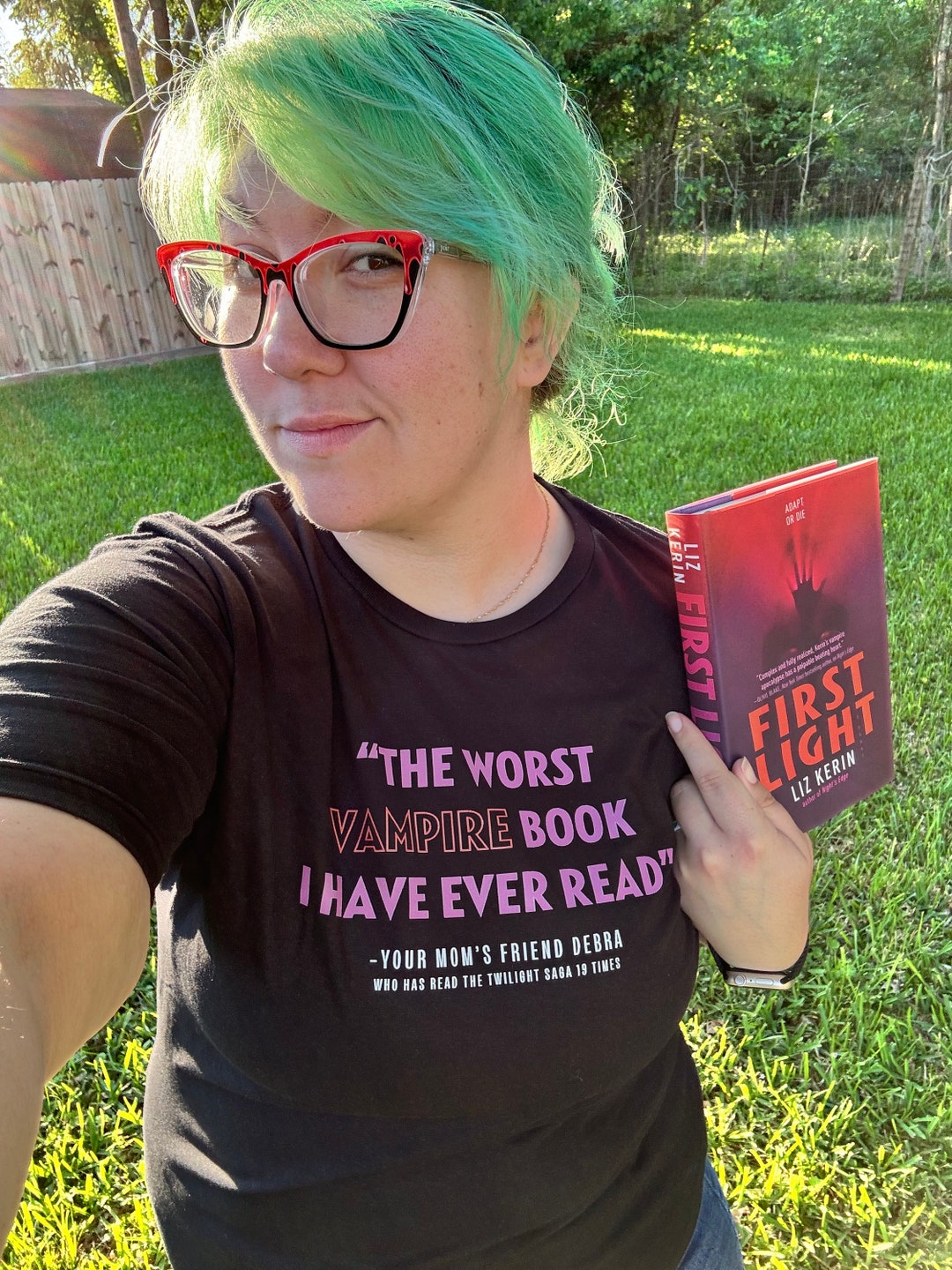 Night’s Edge First Light Worst Book Ever Shirt Liz Kerin X Kayleigh ...
