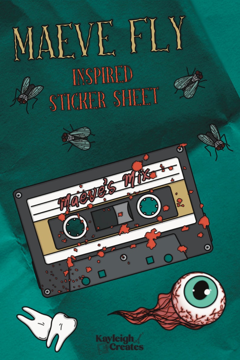 Maeve Fly Inspired Kiss Cut Vinyl 4x6 Sticker Sheet WATERPROOF - Etsy