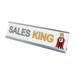 Sales King, Stick People Desk Sign, Novelty Nameplate 2 X 8 - Etsy