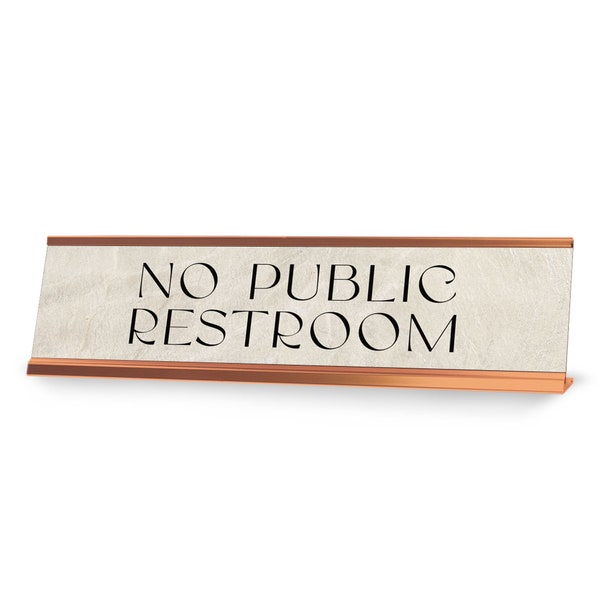 Funny No Public Restroom Sign - Etsy