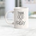 Thank God It's Friday Coffee Mug - Etsy
