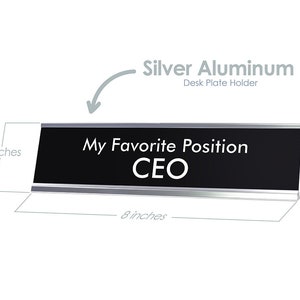My Favorite Position CEO Novelty Desk Sign - Etsy
