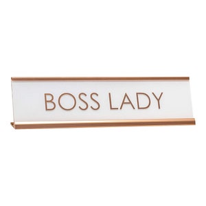 Boss Lady Desk Sign - Etsy