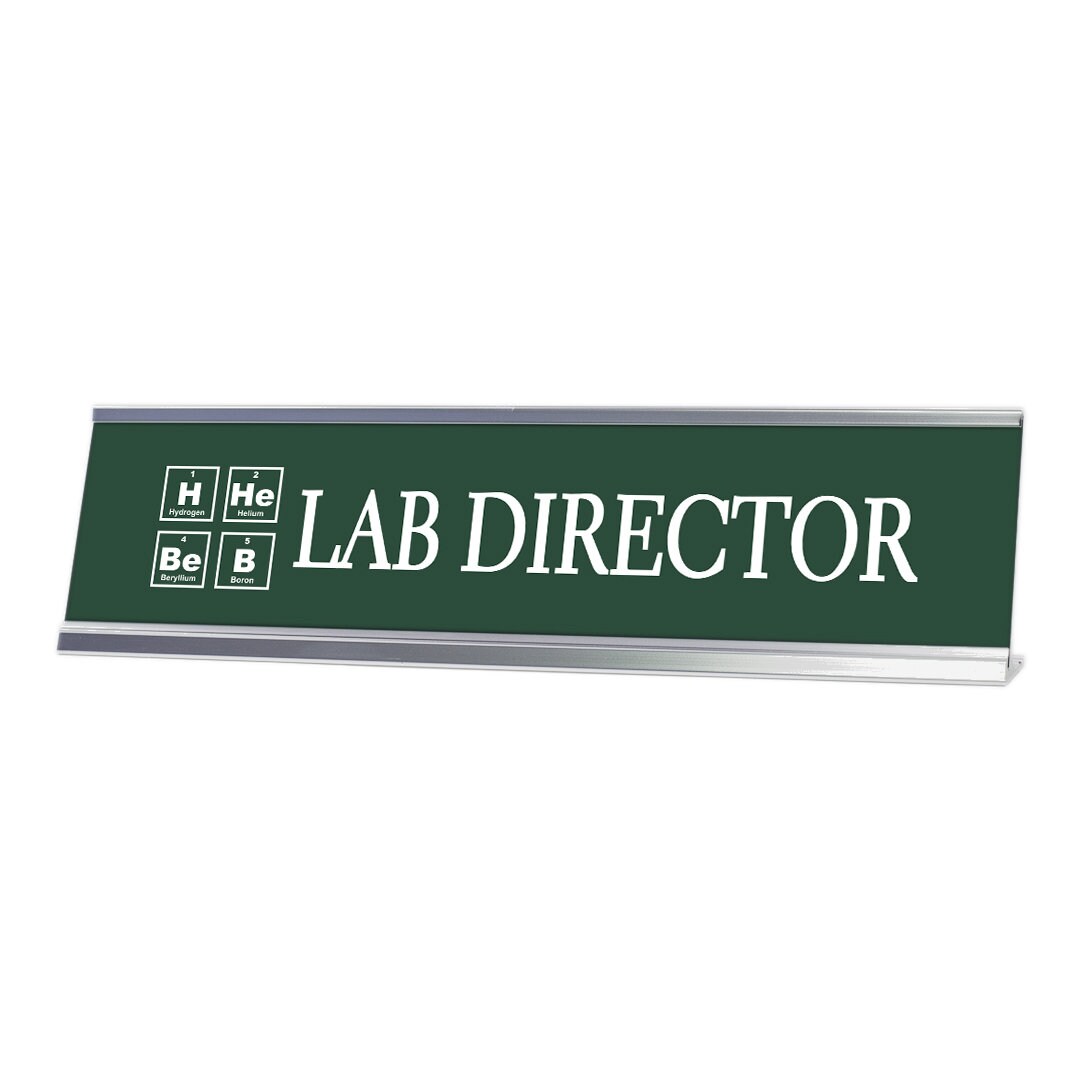 Lab Director, Green Novelty, Desk Sign 2 X 8 - Etsy