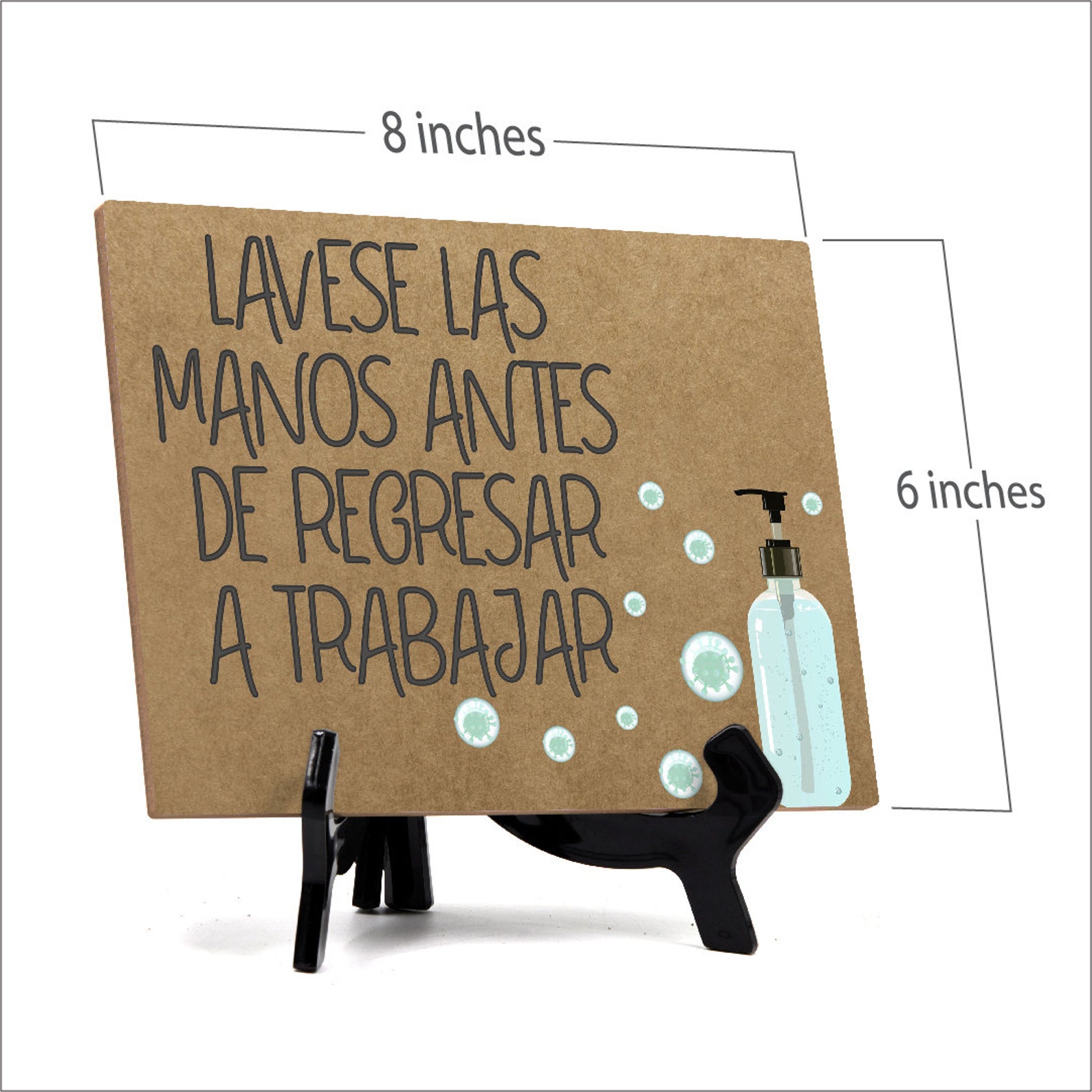 Lavese Las Manos Antes De Regresar A Trabajar Hygiene Sign - Etsy Lavese Las Manos Antes De Regresar A Trabajar Hygiene Sign - Etsy