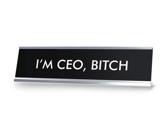 Ceo Desk Sign - Etsy