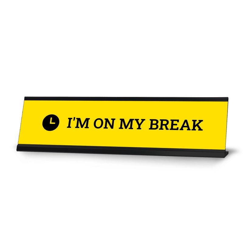 On Break Sign - Etsy