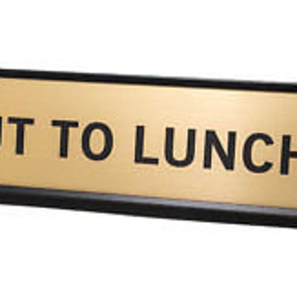 Out to Lunch Sign - Etsy