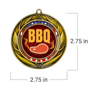 All Quality Wreath Design BBQ Medal Competition High Quality Metal ...