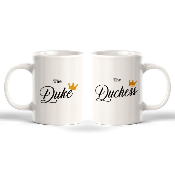 The Duke / the Duchess 2 Pack Coffee Mug | Etsy