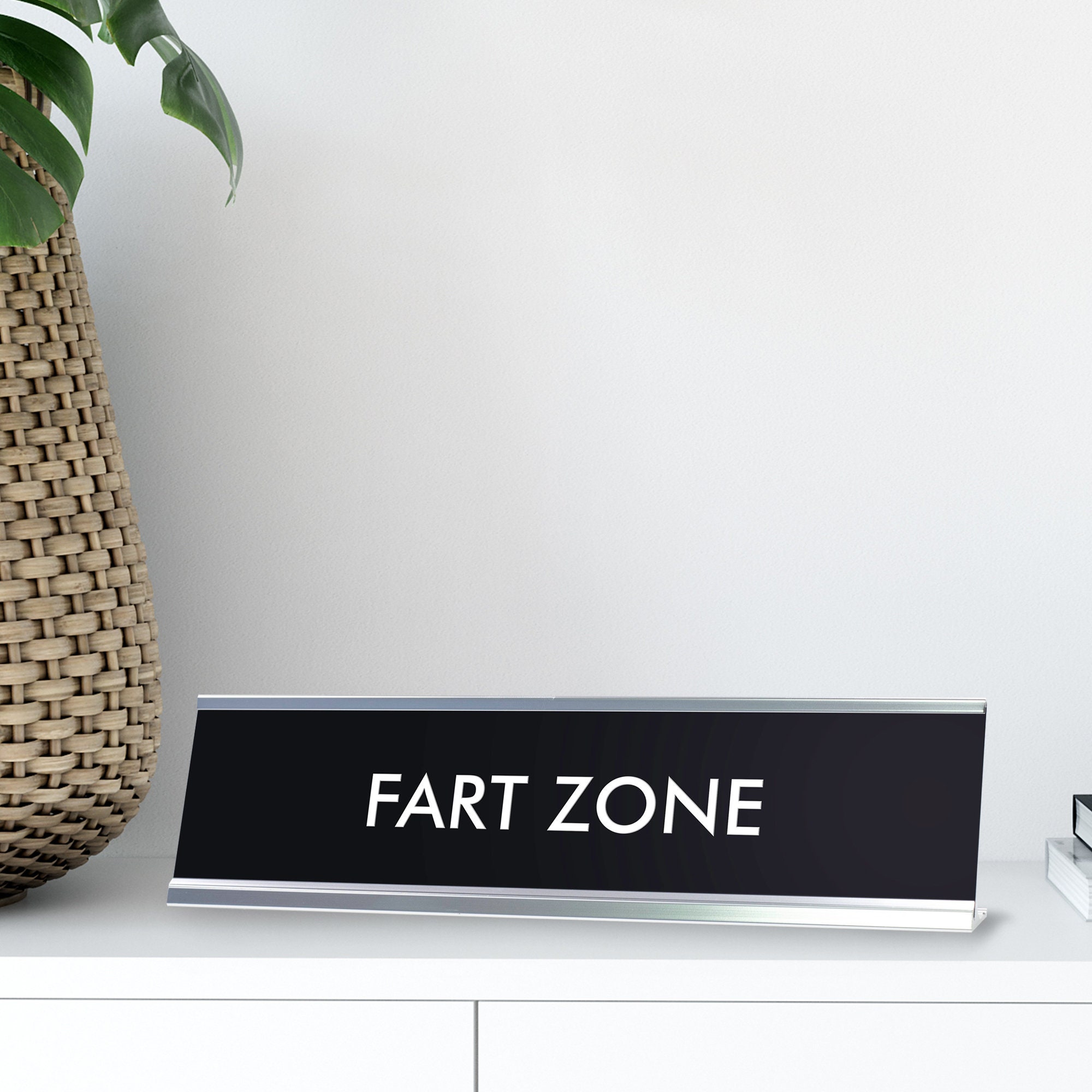 FART ZONE Novelty Desk Sign Office Office & Desk Storage Home & Living ...