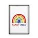 Good Vibes UNFRAMED Print Home Decor Wall Art - Etsy