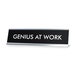 GENIUS AT WORK Novelty Desk Sign - Etsy