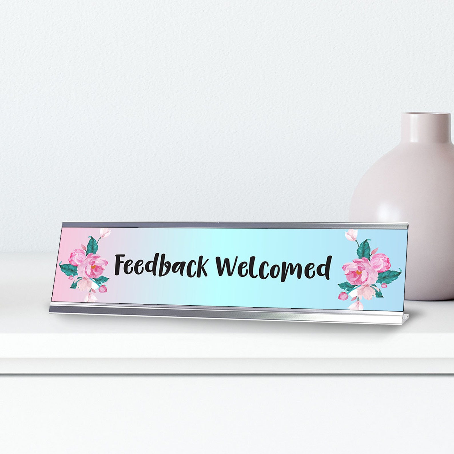 Feedback Welcomed Desk Sign or Front Desk Counter Sign 2 X - Etsy