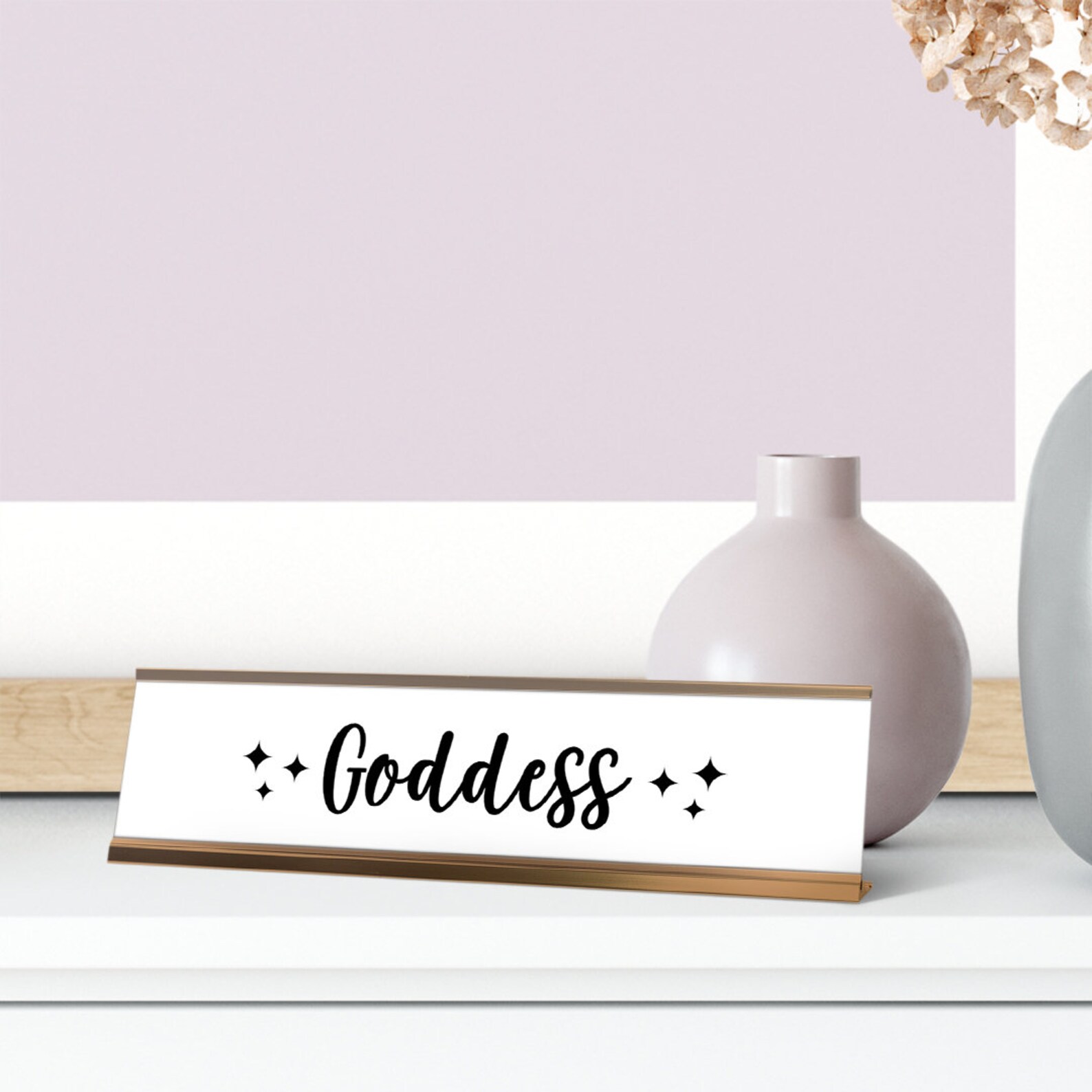 Goddess Desk Sign Novelty Nameplate 2 X 8 - Etsy
