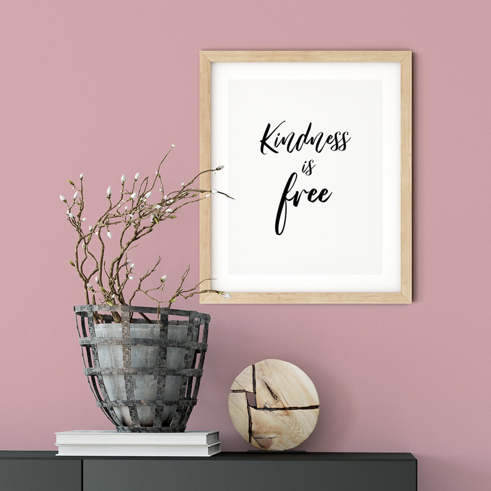 Kindness is Free UNFRAMED Print Home Decor Wall Art - Etsy