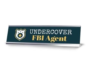Fbi Agent Sign - Etsy