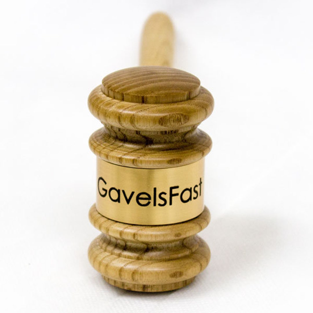 10-1/2 Oak Gavel - Etsy