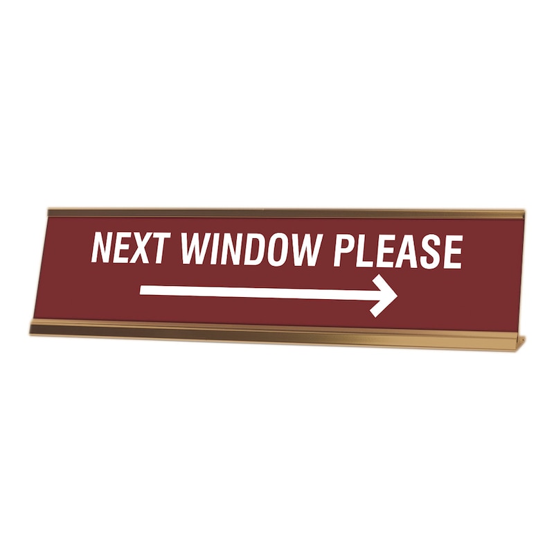 Next Window Please Sign - Etsy