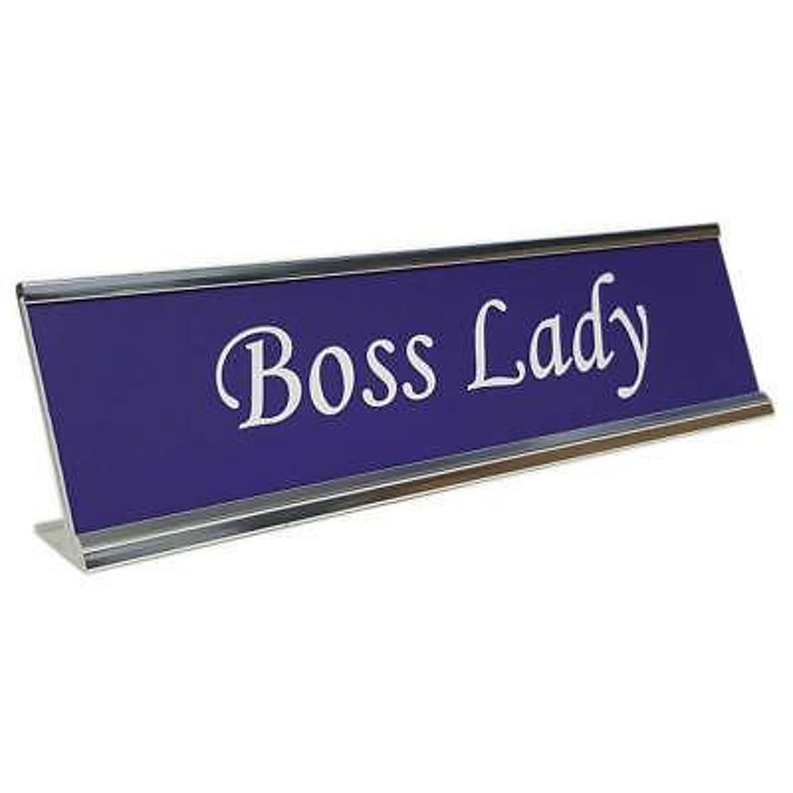 Boss Lady Funny Desk Plate Gag Gift for Boss | Etsy