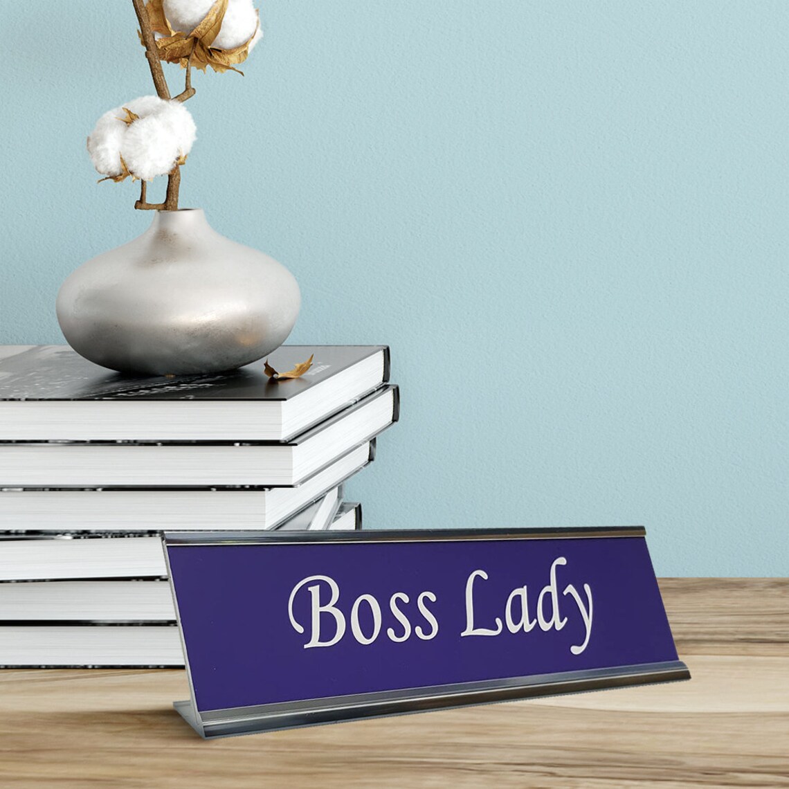 Boss Lady Funny Desk Plate Gag Gift for Boss | Etsy
