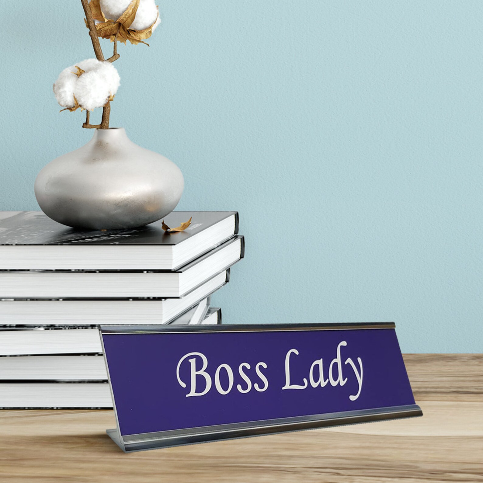 Boss Lady Funny Desk Plate Gag Gift for Boss | Etsy