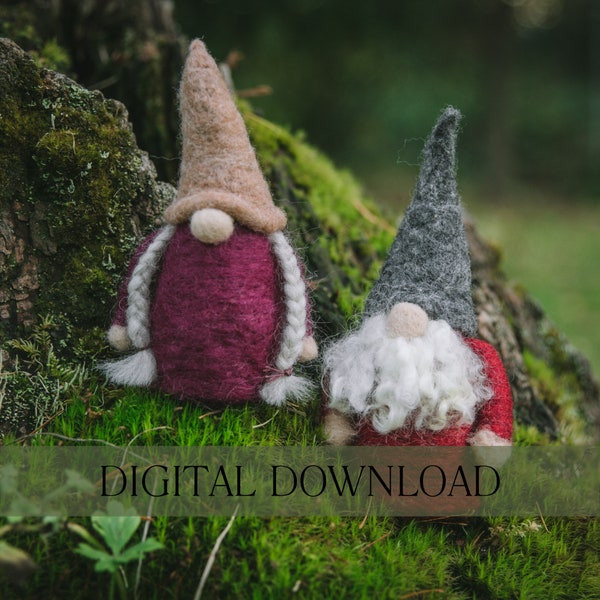 Needle Felted Gnomes - Etsy
