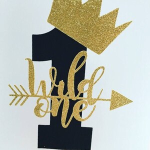 Wild One Cake Topper Wild One Birthday Party Decorations 1st Birthday ...